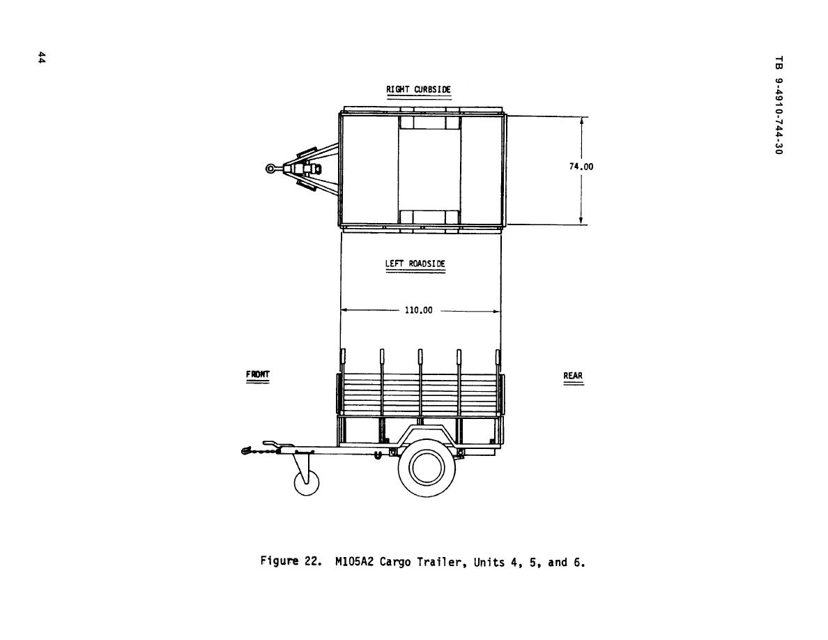 Figure 22 M105A2 Cargo Trailer Units 4 5 And 6 Figure 22 M105A2 Cargo Trailer Units 4 5 And 6